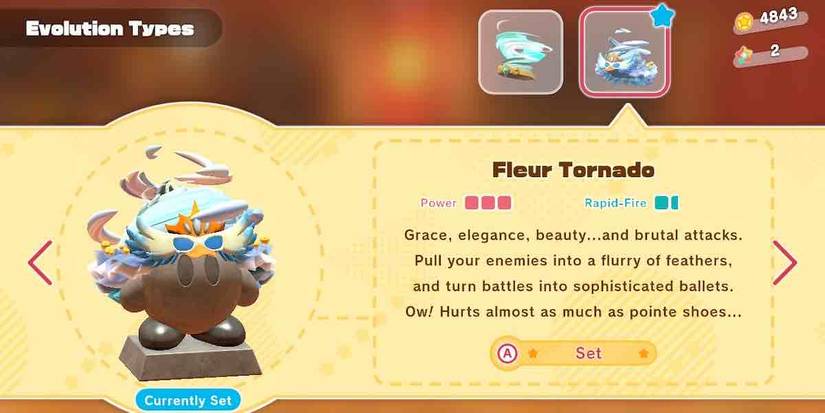 kirby tornado evolution