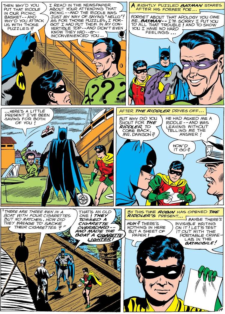 Batman: When Did Riddler First Tell Batman 'Riddle Me This'?