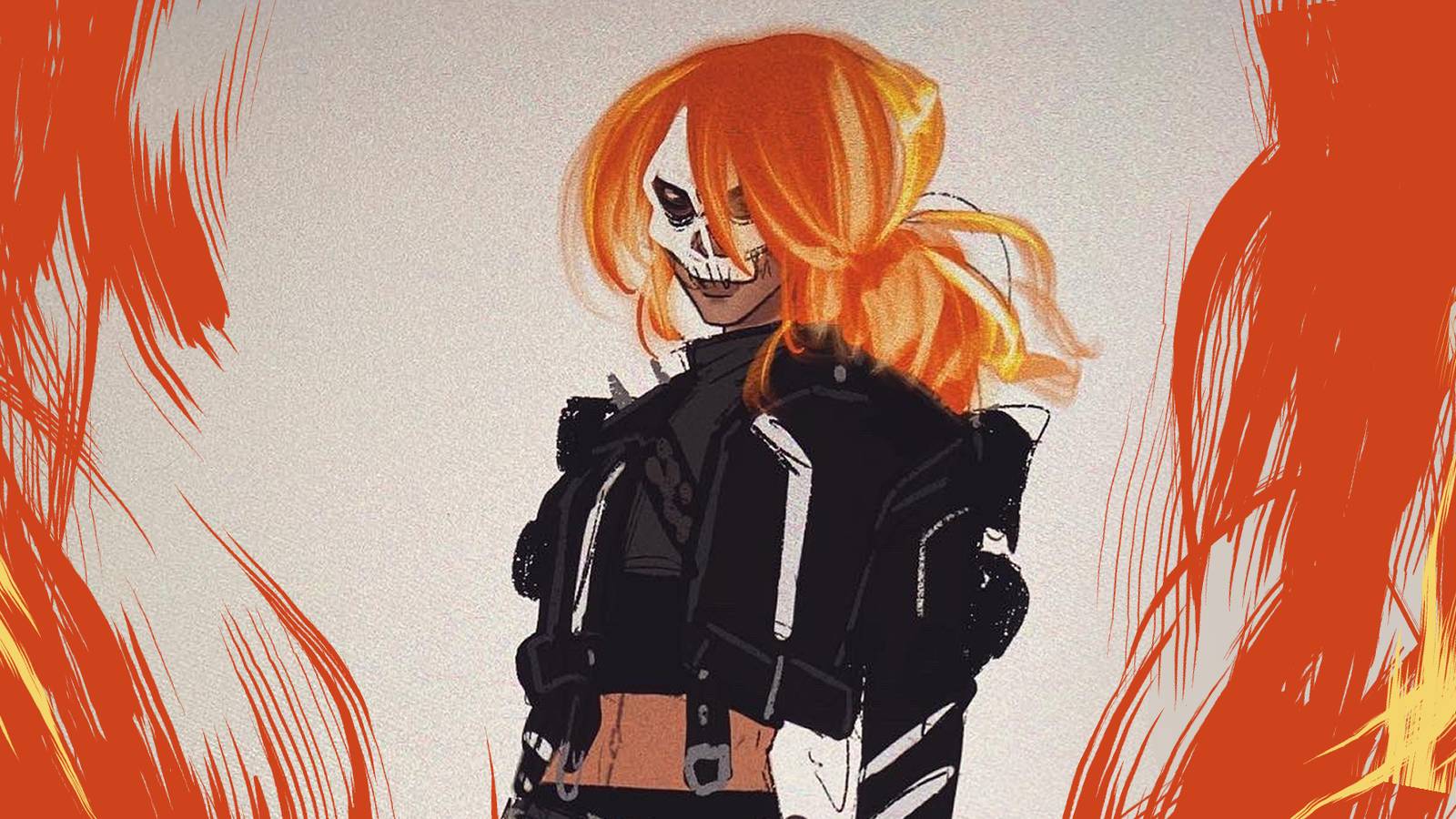 Fiery Ghost Rider Fan Art Recasts the Marvel Hero as a Badass Roller Girl