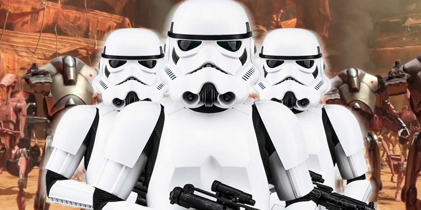 Star Wars: Why the Empire Chose Stormtroopers over Battle Droids