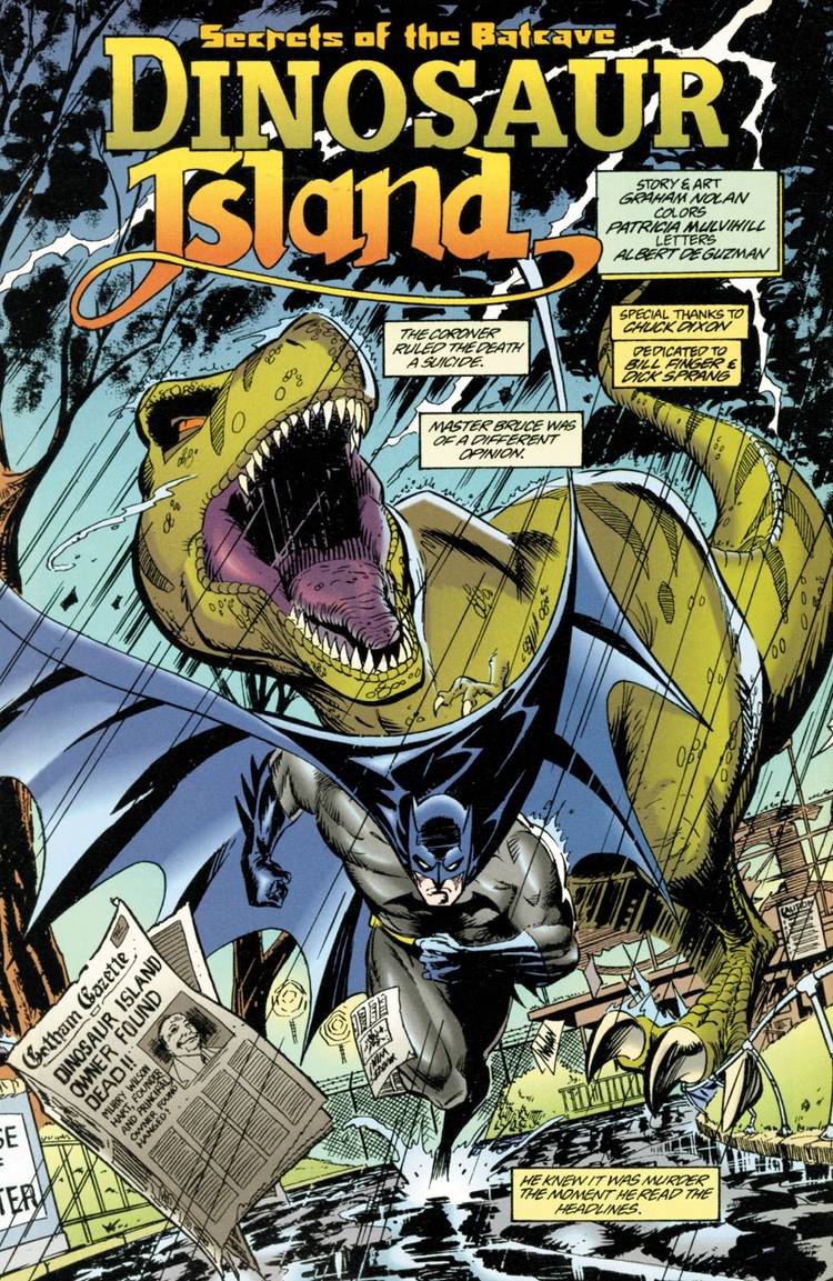 Why Does Batman have a T-Rex in the Batcave?