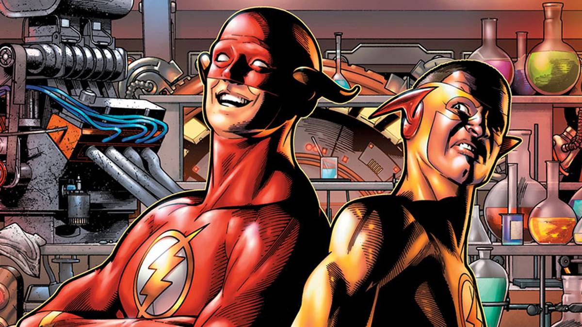 The Flash and Kid Flash Debut New Stealth Suits