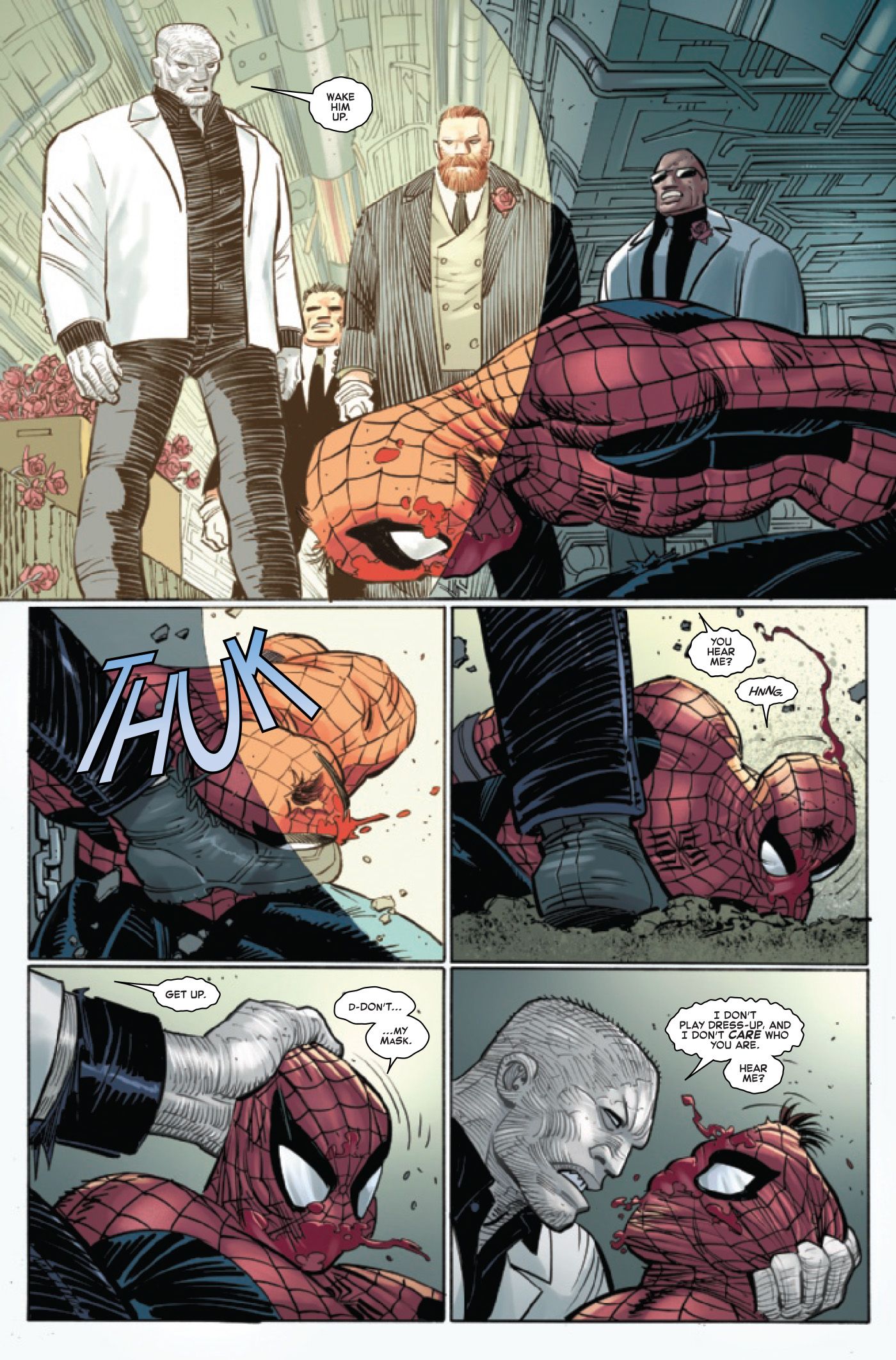 An Imprisoned Spider-Man Receives a Brutal Beating From a Major Foe