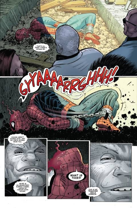 An Imprisoned Spider-Man Receives a Brutal Beating From a Major Foe