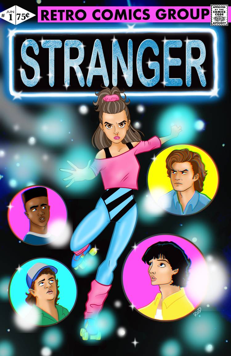 Line it is Drawn: Stranger Things Classic 1980s Comic Book Cover Homages