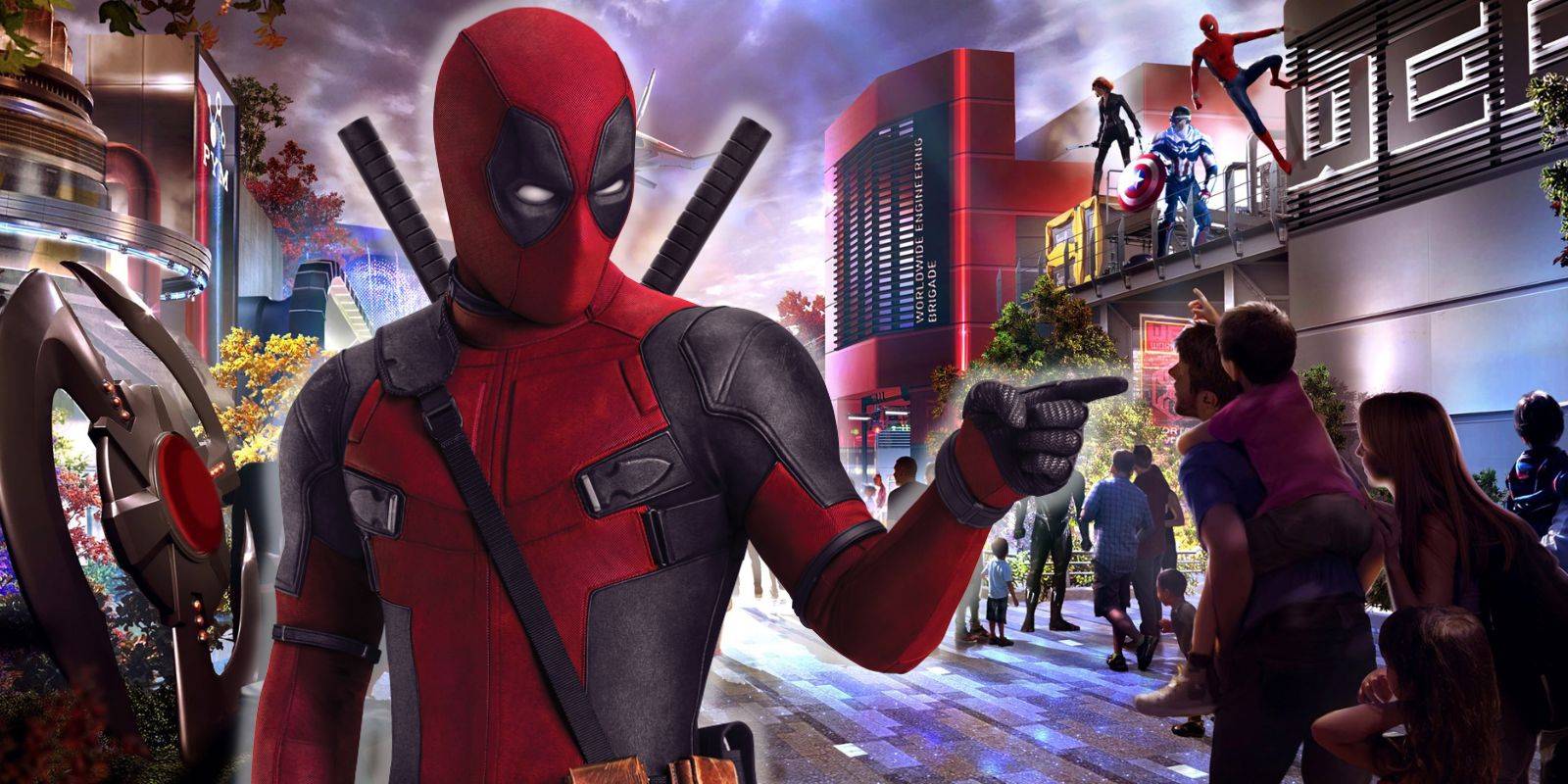Deadpool Joins Avengers Campus in a Blink-and-You'll-Miss-It Cameo