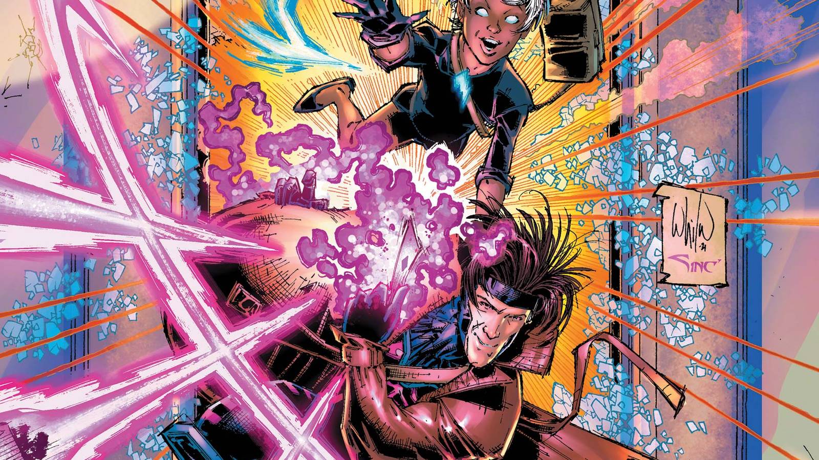 Storm and Remy Face the Shadow King in Marvel's Gambit #1