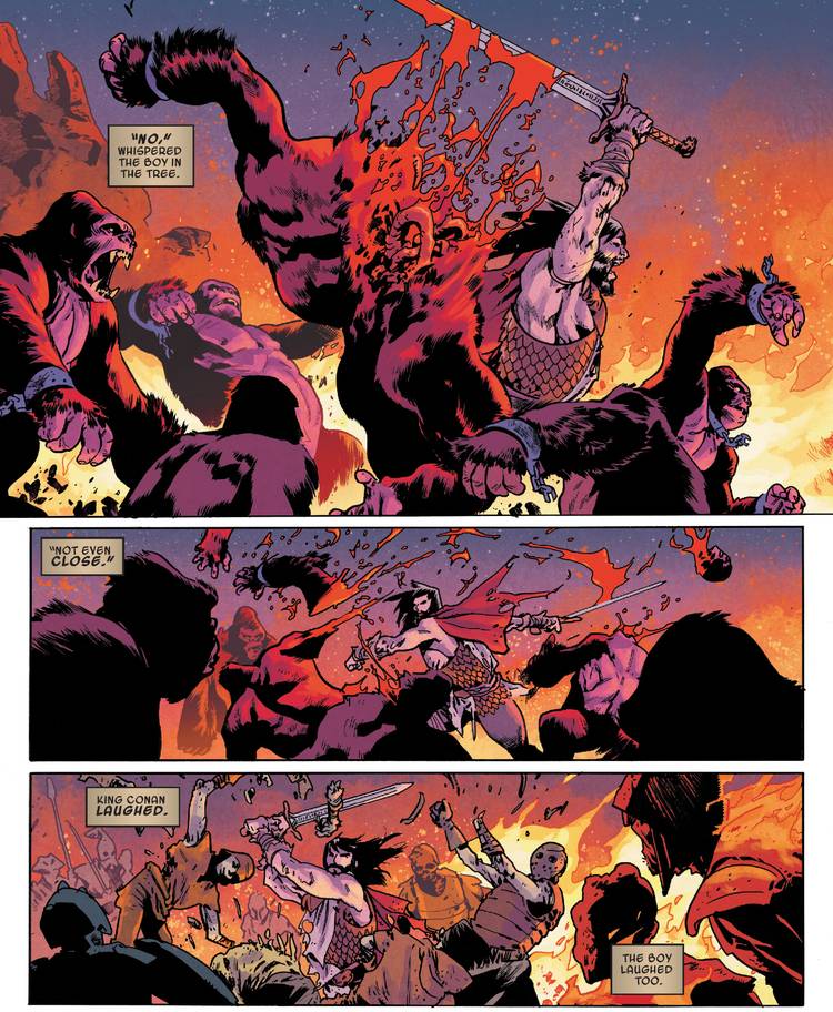 Marvel Sends Conan the Barbarian Off With a Bang in King Conan #6