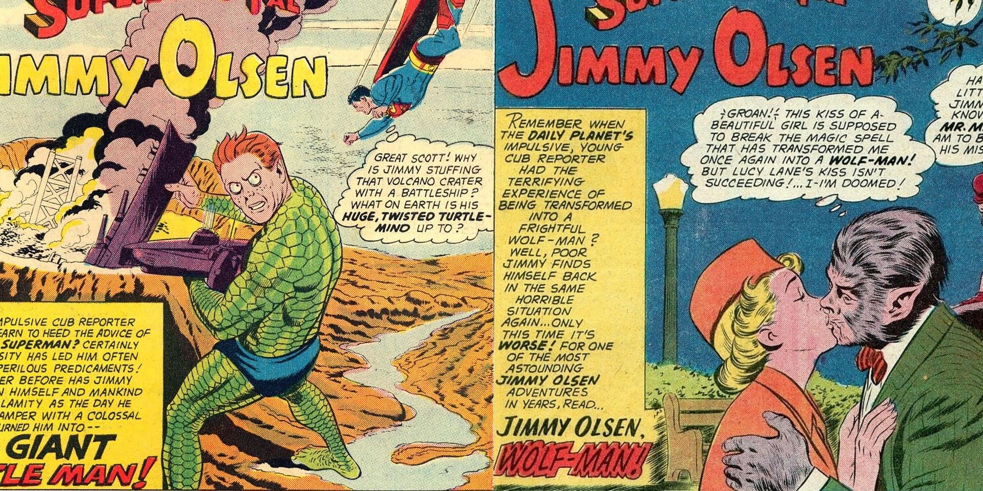 Jimmy Olsen's 10 Weirdest Silver Age Transformations