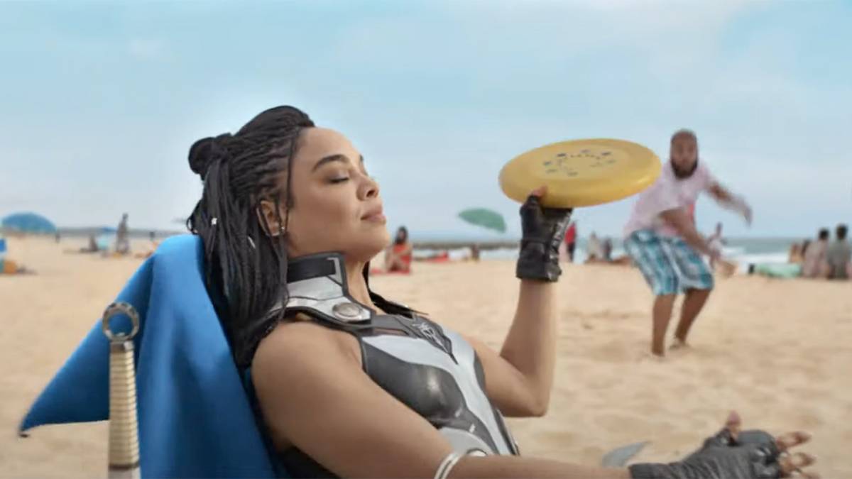 Thor 4's King Valkyrie Stars in a British Insurance Commercial