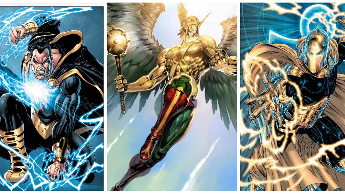 Every Main Actor In Black Adam & What Their Comic Character Looks Like