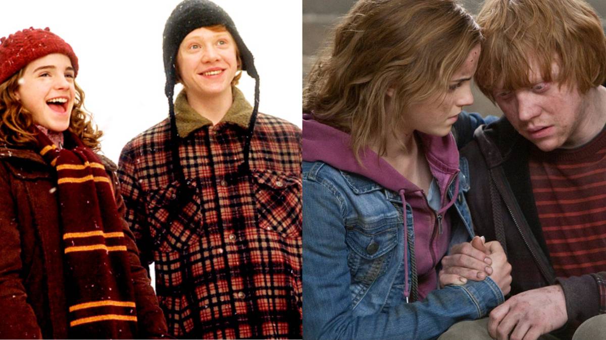 Harry Potter Ron Weasley E Hermione Granger Ano 2