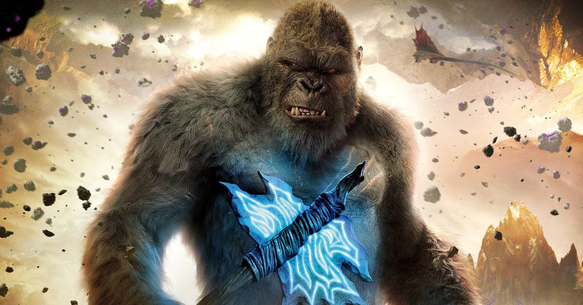 Kong (Godzilla vs Kong) vs Skar King (Godzilla x Kong: The New Empire ...