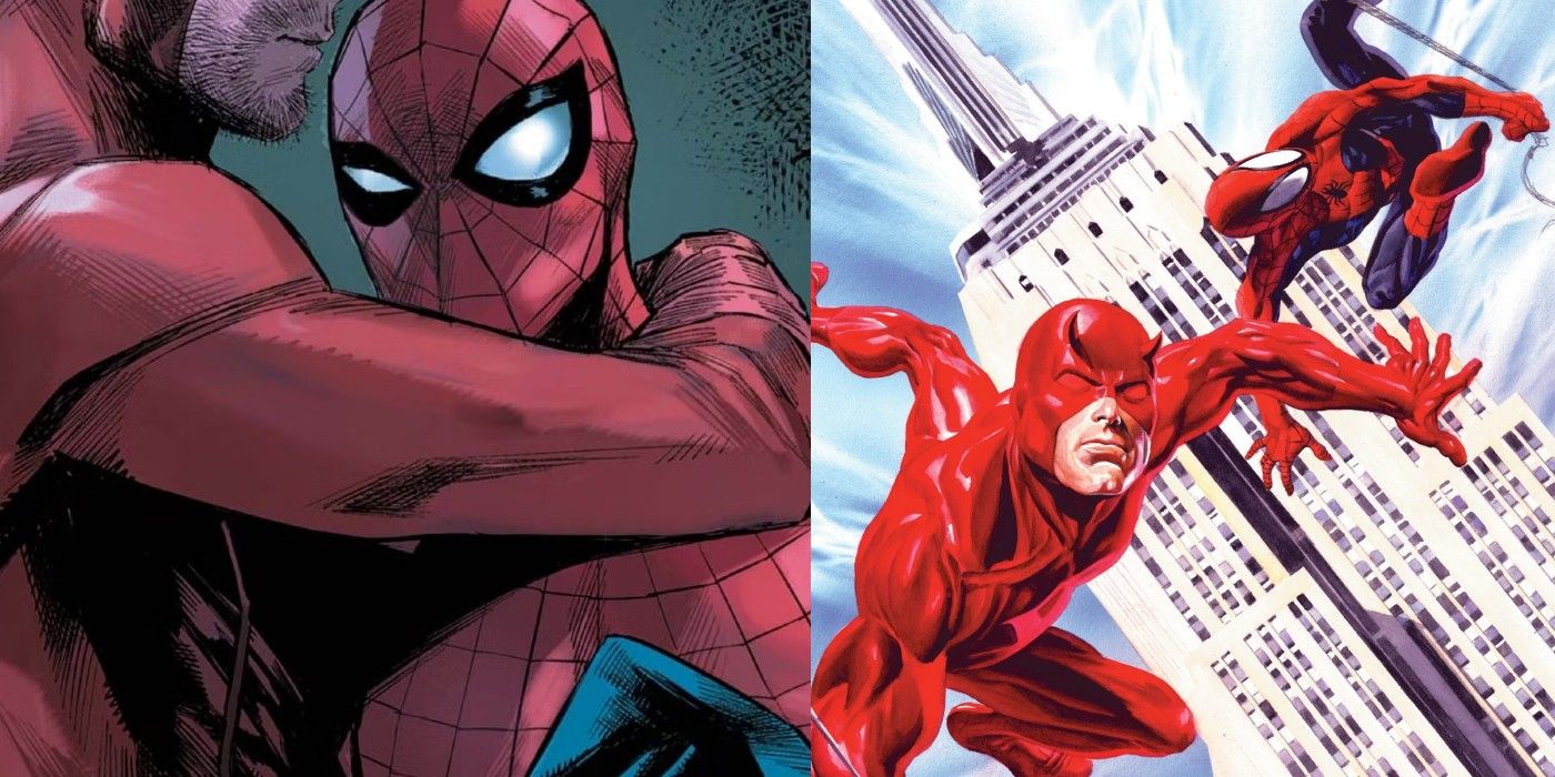 Daredevil And Spiderman Friendship