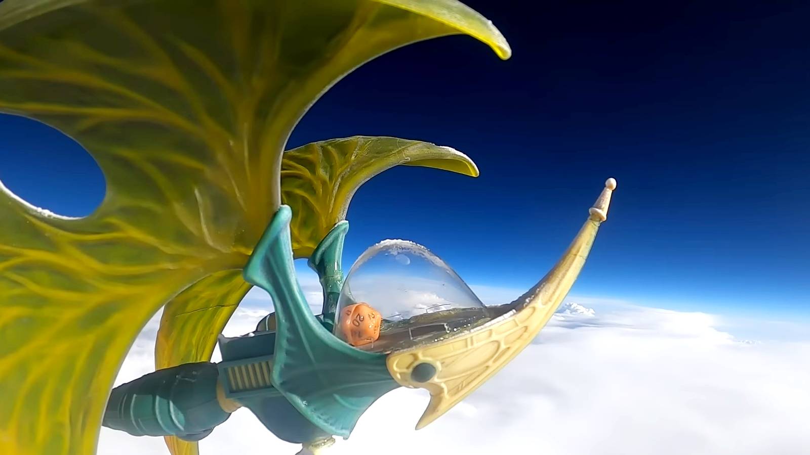 DnD Celebrates Spelljammer by Launching a D20 Into Space
