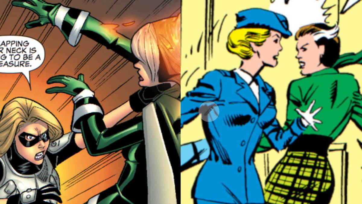 Every Time Captain Marvel Fought Rogue In The Comics, Explained