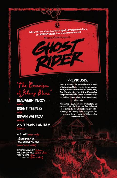 Ghost Rider Writer Promises a Major Role For Wolverine in the Series