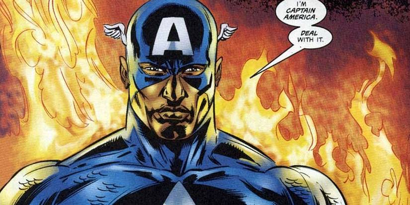 Every Costume Worn By Sam Wilson As Falcon And Captain America (In ...