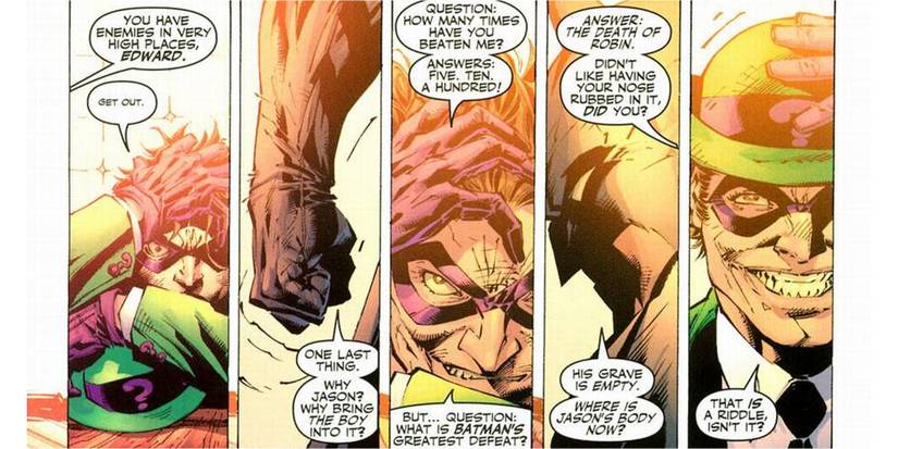 The Riddler's 10 Greatest Riddles, Ranked