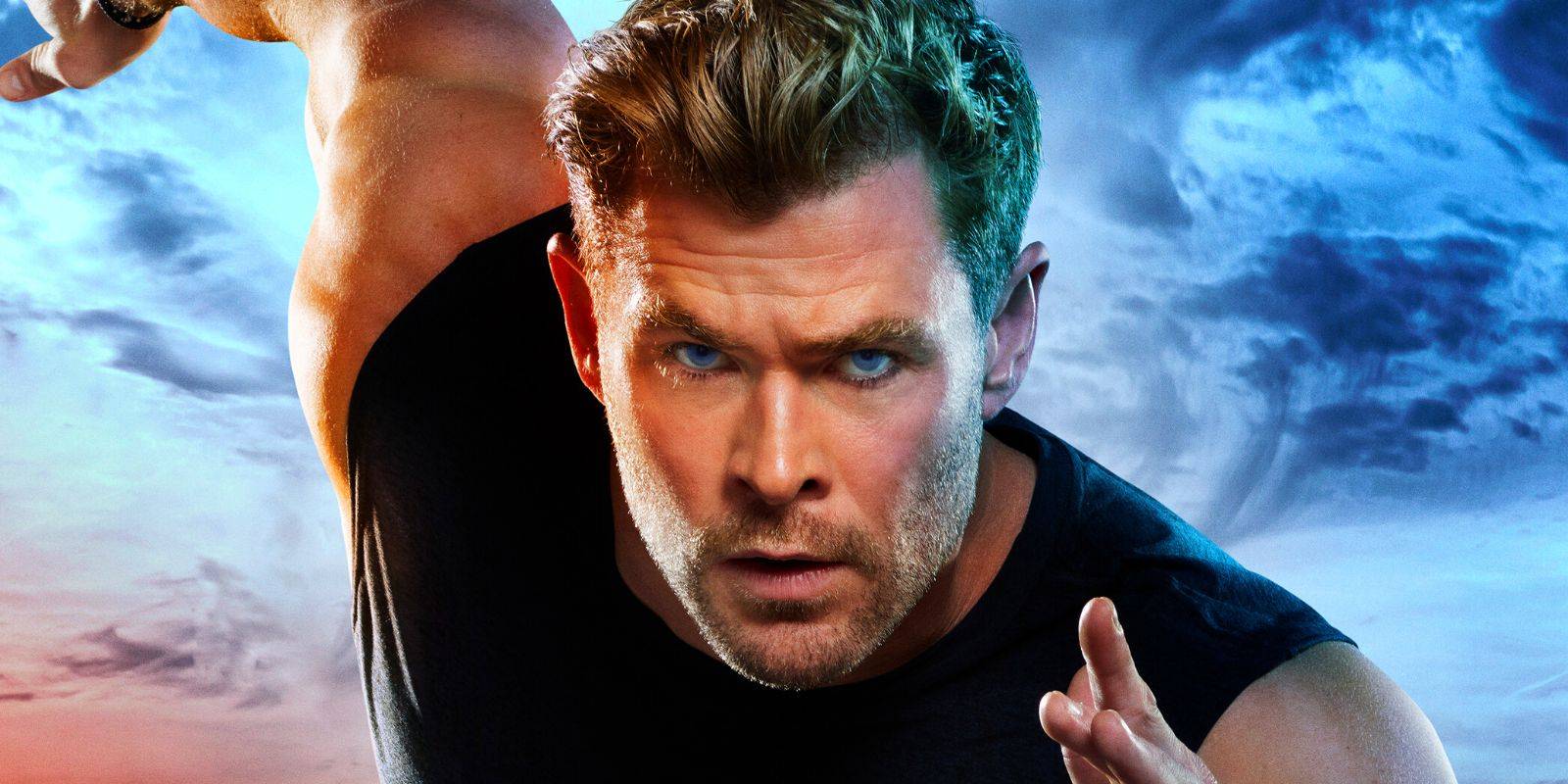 Chris Hemsworth Does His Best Flash Impersonation for Limitless Poster