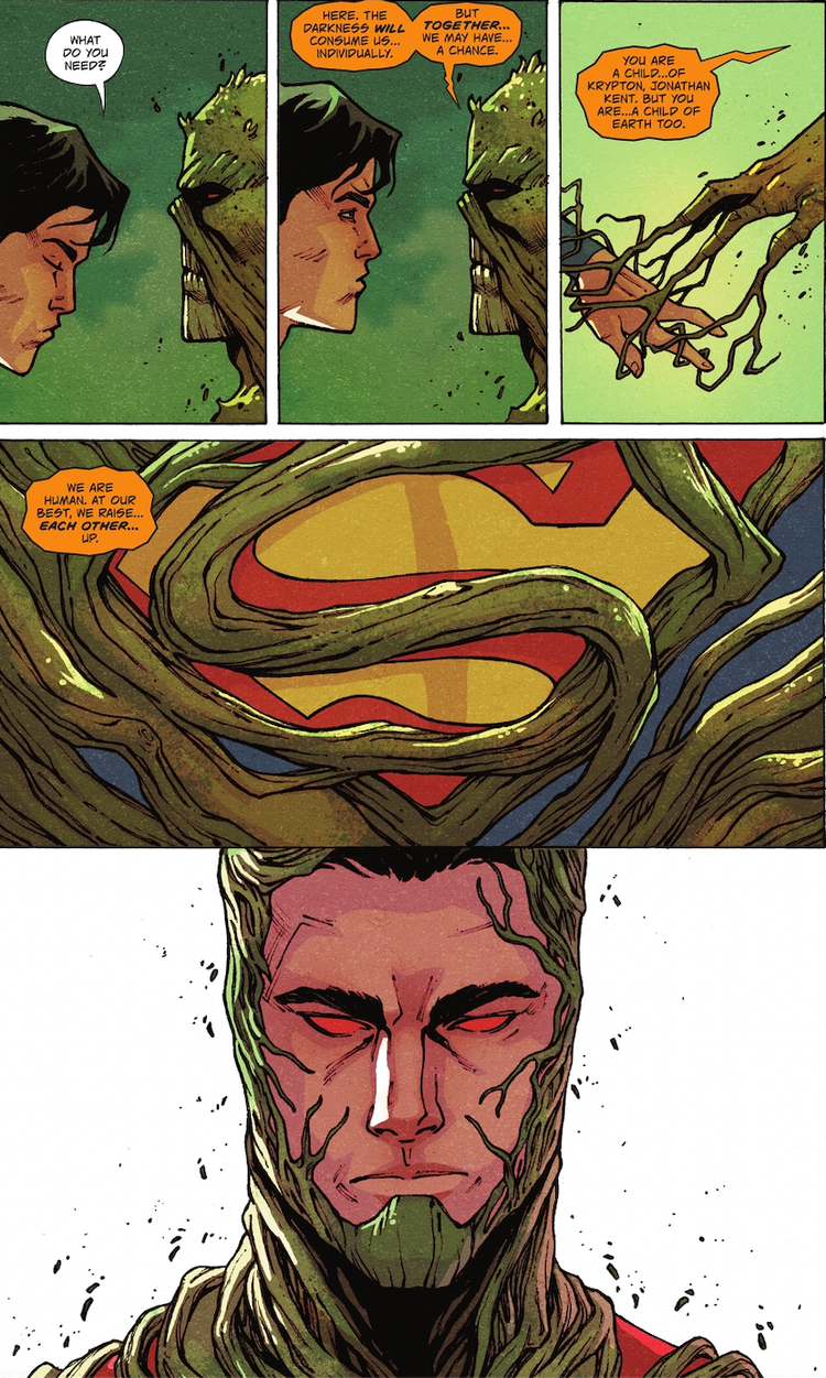 DC Reveals the Secret Behind Its Superman/Swamp Thing Hybrid Hero