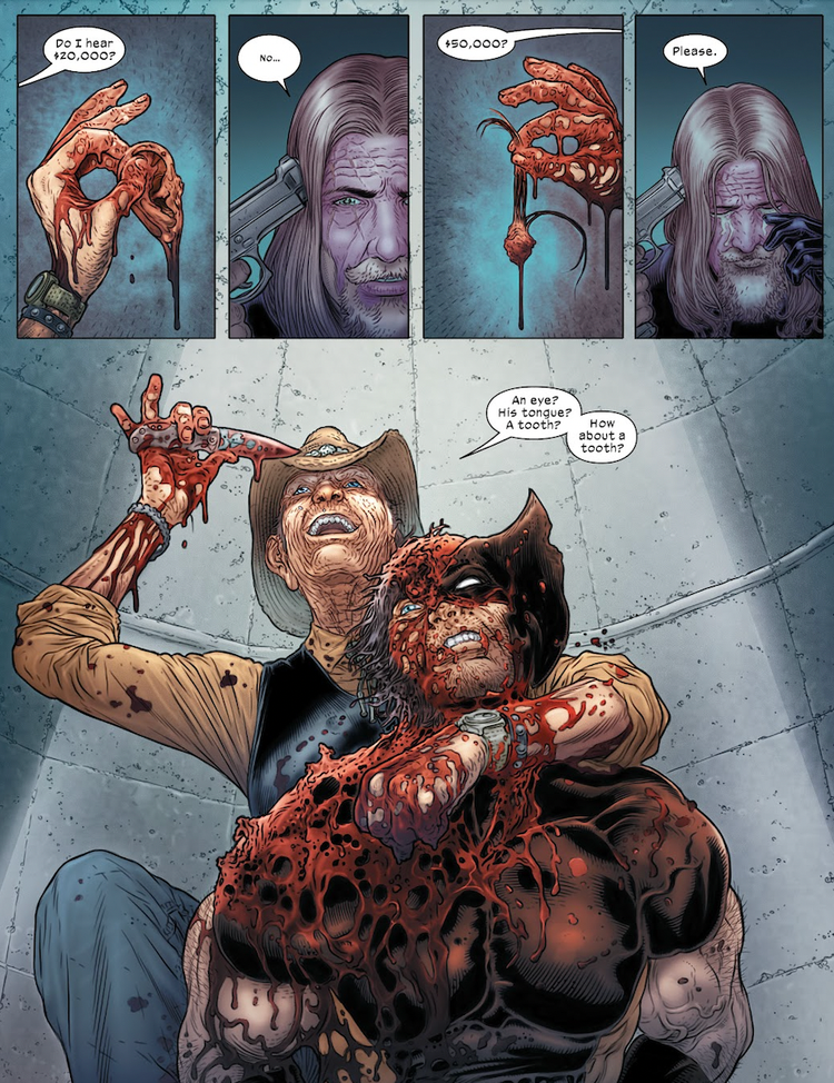 Wolverine's Body Is Being Cut Up and Sold For Parts