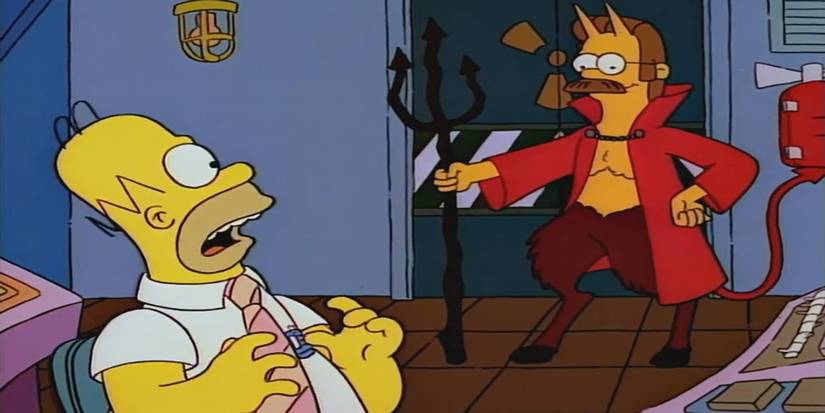 The Simpsons' Treehouse of Horror Turns Flanders into a Monster