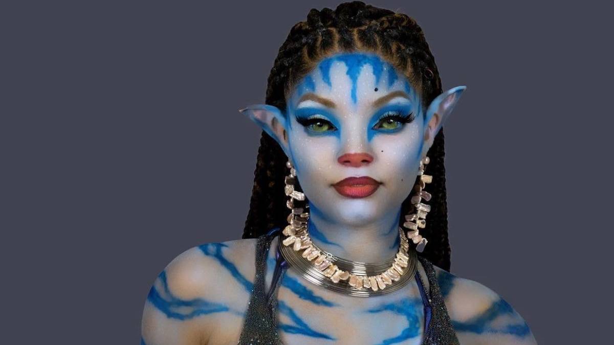 Little Mermaid Star Halle Bailey's Avatar Costume Gets the Film's Stamp ...