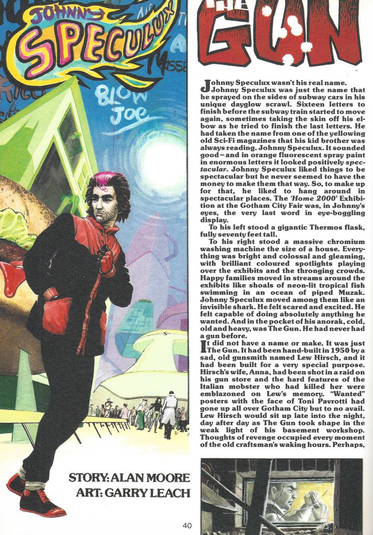 See Alan Moore's Surprising First Published Batman Story