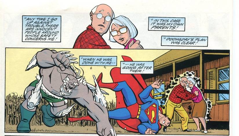 Doomsday's Pre-Justice League Animated Debut