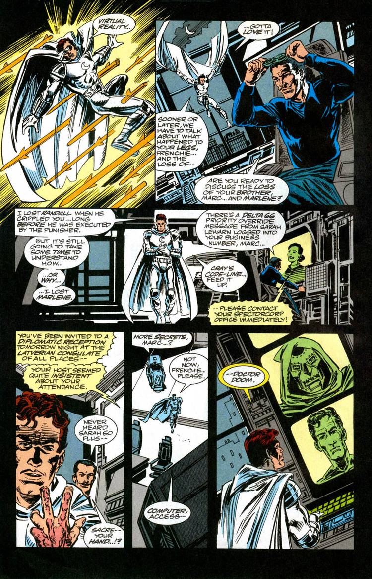Doctor Strange and Reed Richards Cured Moon Knight of a Demon Infestation
