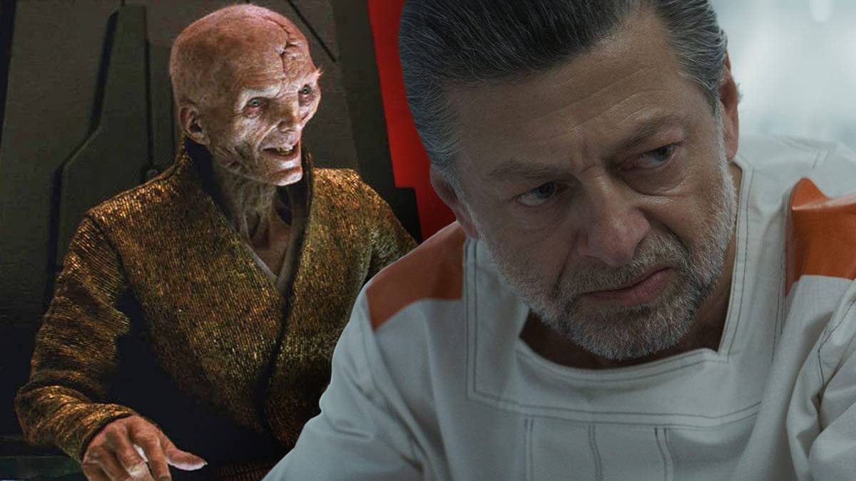 Star Wars: Andy Serkis Shares His Candid Reaction to Snoke's Last Jedi ...
