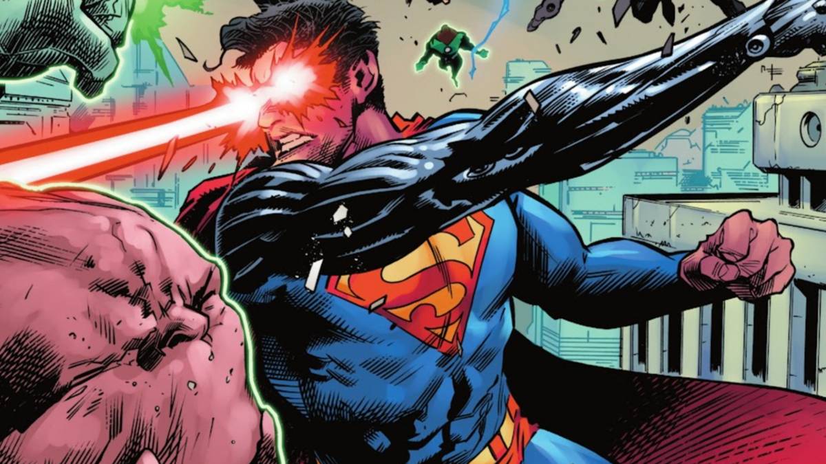 superman angry comics