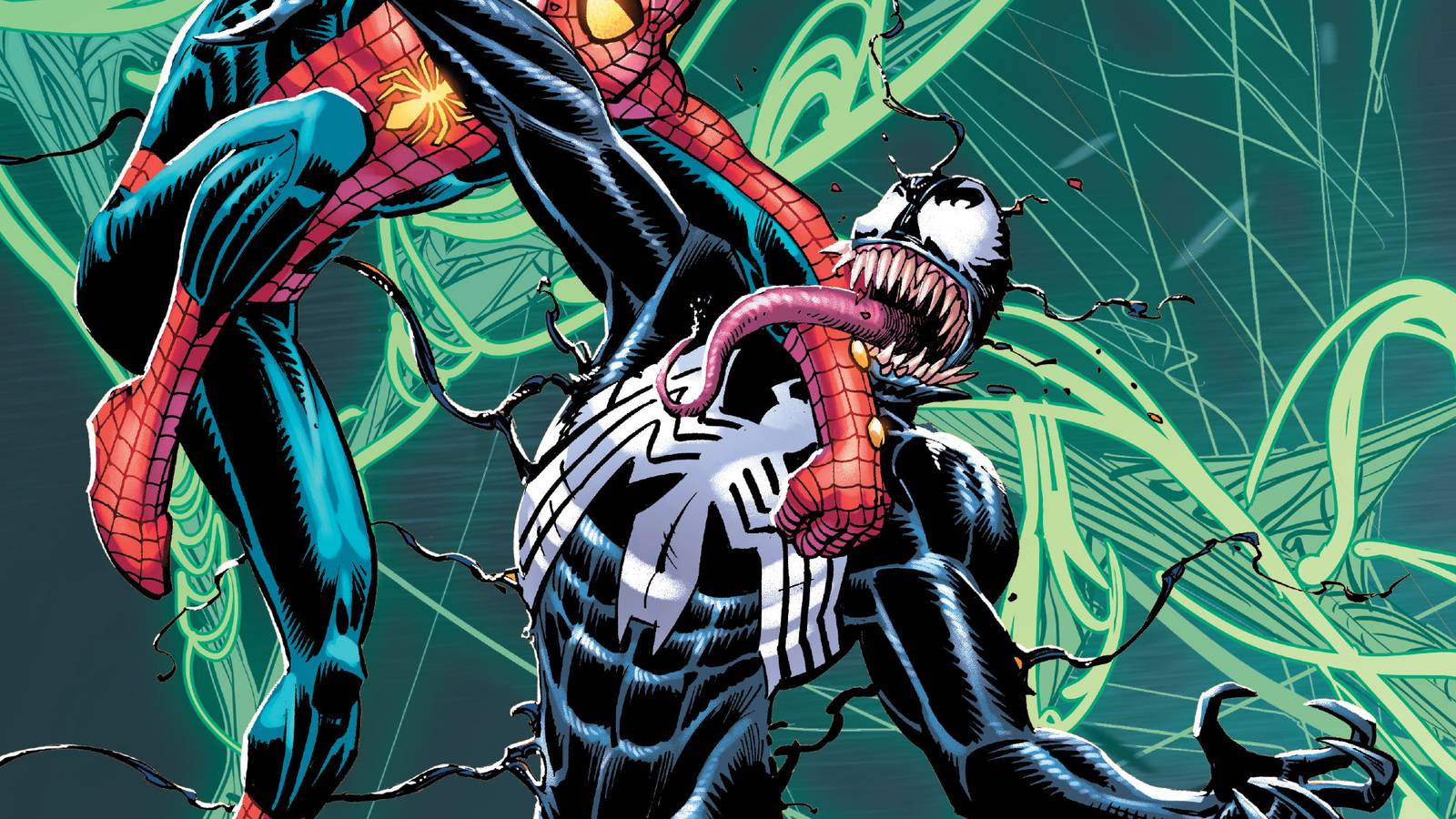 Ben Reilly and Venom Attack New York in Marvel's Amazing Spider-Man #15