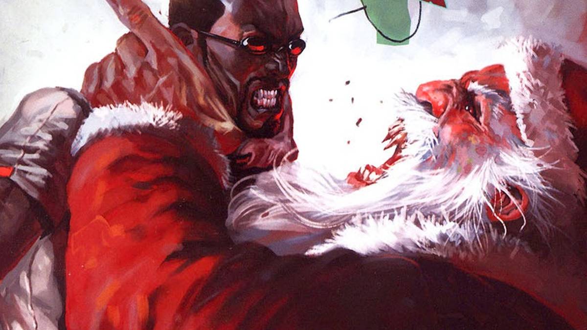 Marvel's Blade Once Fought a Demonic Santa Claus