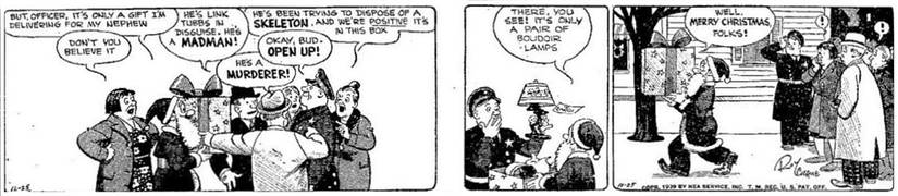 Captain Easy Was So Busy Punching Out Bad Guys He Didn't Have Time for Xmas