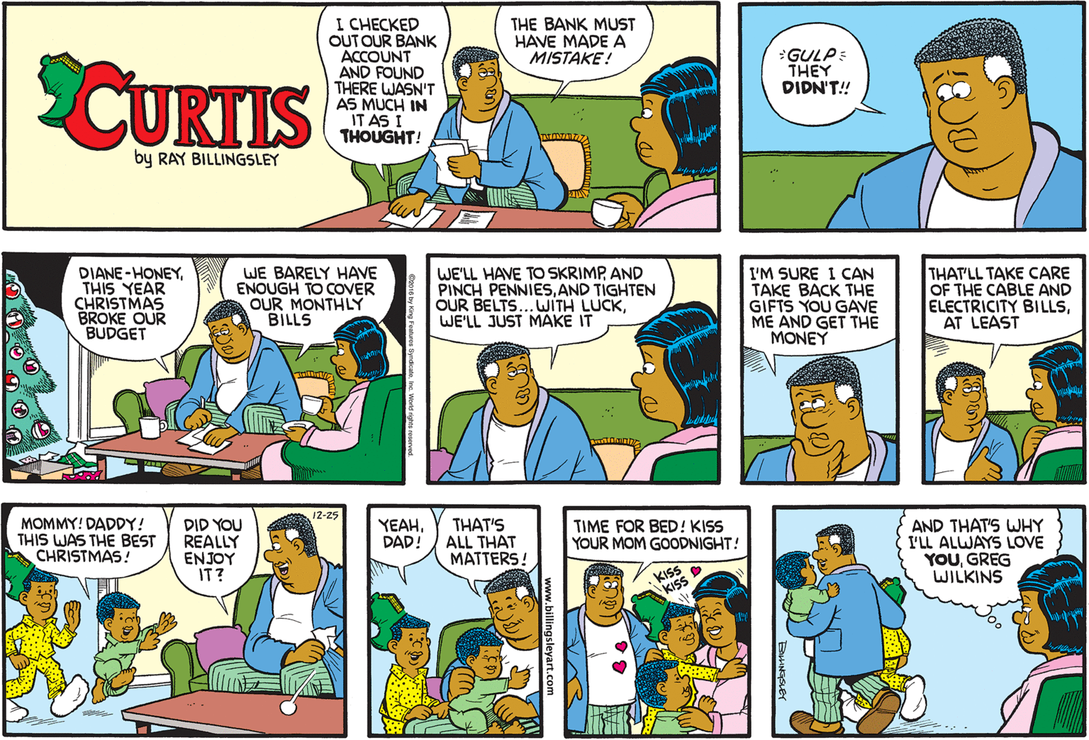 Curtis Has Become Famous For Celebrating Christmas and Also Kwanzaa