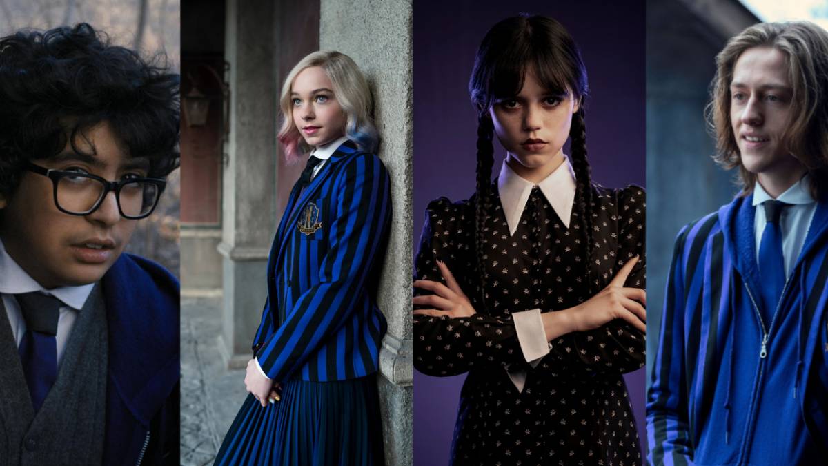 Every Wednesday Character, Sorted Into Their Hogwarts House