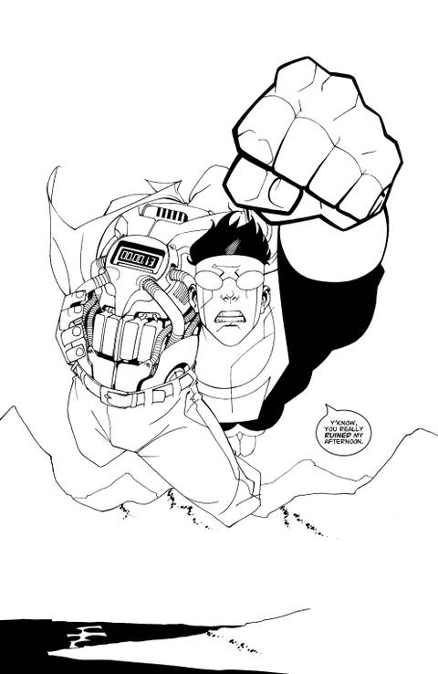 Invincible Undeluxe Reprints Mark Grayson's Origin in Black and White ...