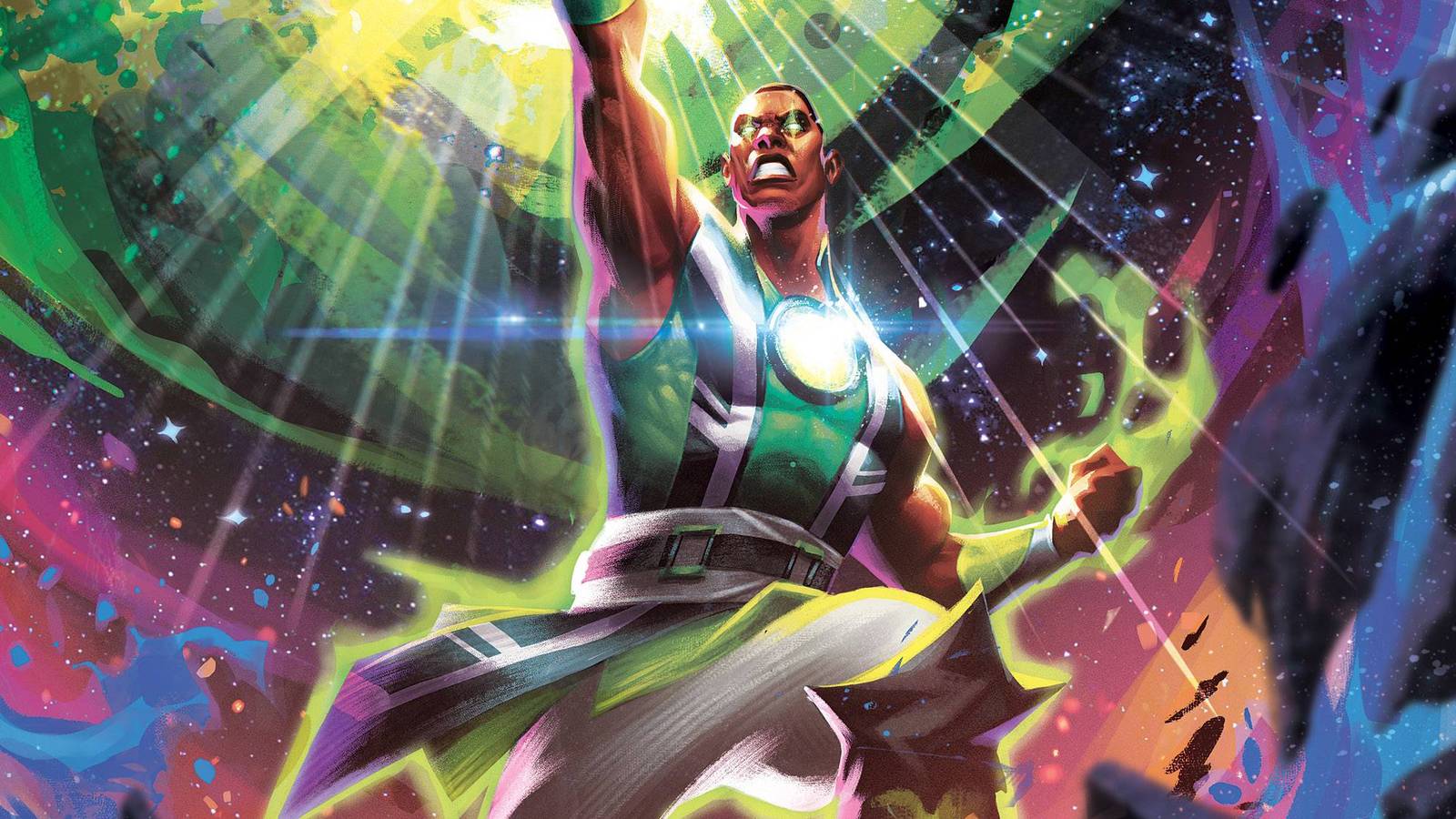 The Green Lanterns Fight a New God in DC's John Stewart: The Emerald ...