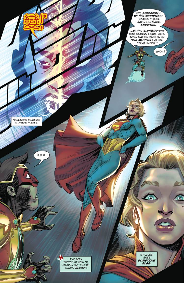 One of DC's Newest Superheroes Has an Obvious Crush on Supergirl
