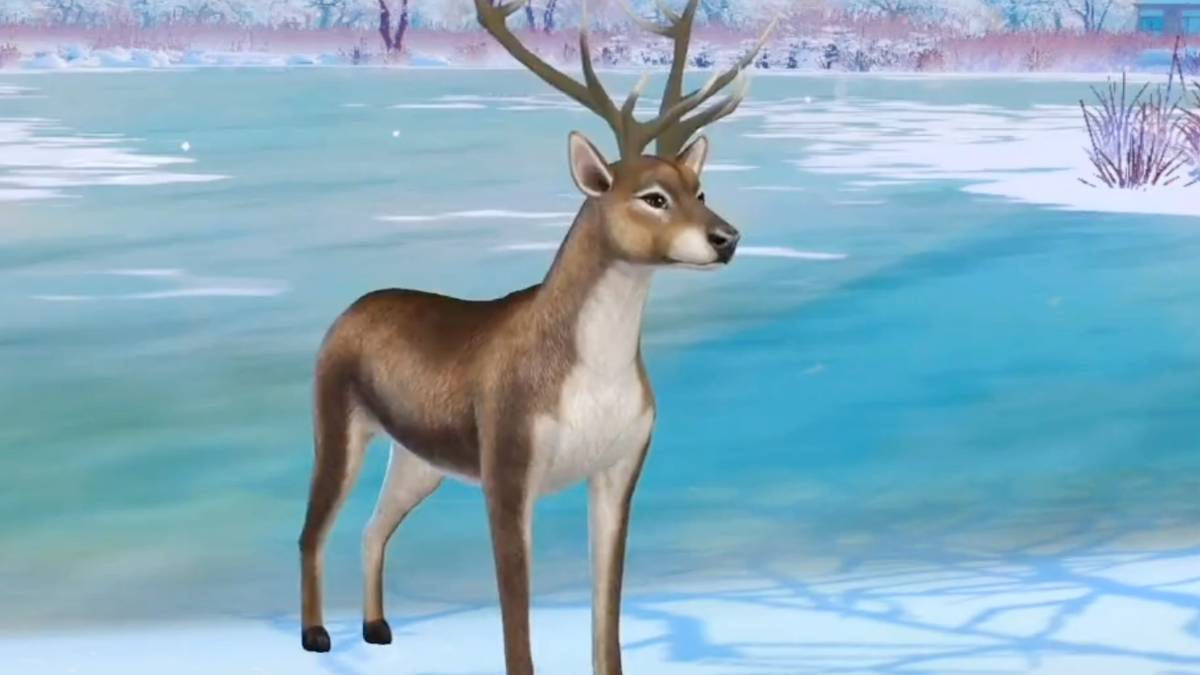 The Sims 4 Brings Winter Cheer With Pet Deer Mod
