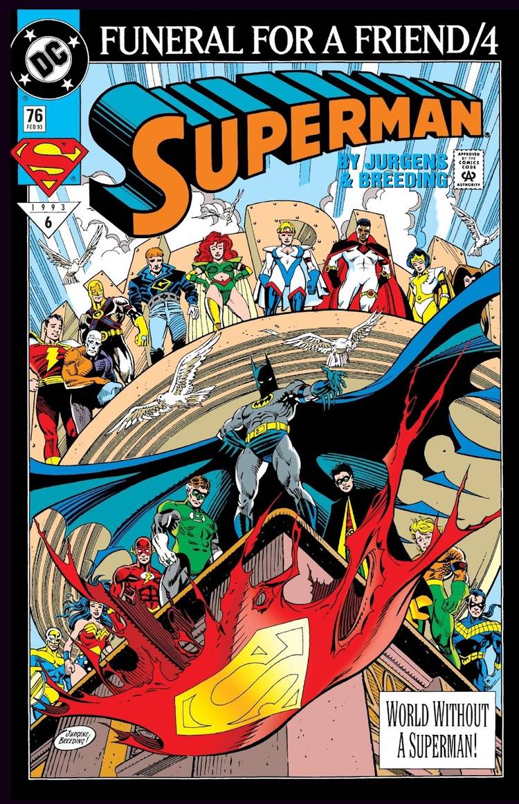 Who Were the Pallbearers at Superman's Funeral 30 Years Ago?