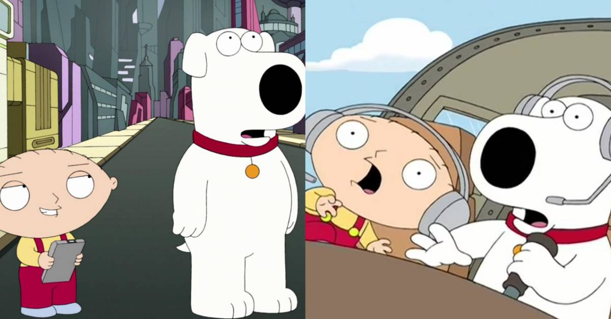 Brian Griffin And Stewie Griffin Stewie And Brian Get Into A