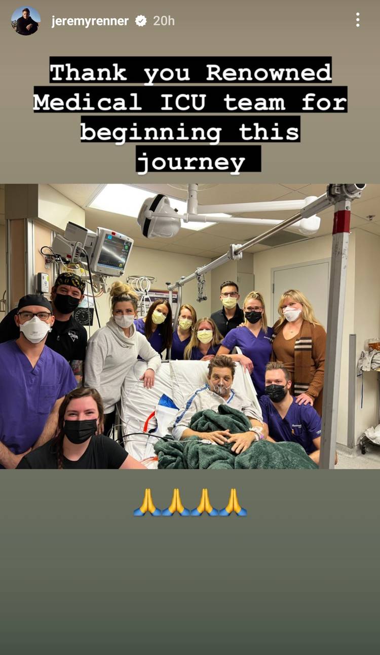 Jeremy Renner Thanks Hospital Staff While Celebrating His Birthday