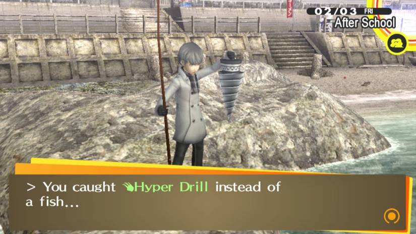 Persona 4 Golden Sea Guardian & Fishing Guide