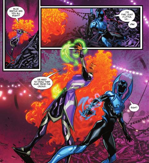 Teen Titan's Starfire Shows Off Her Dazzling New Costume