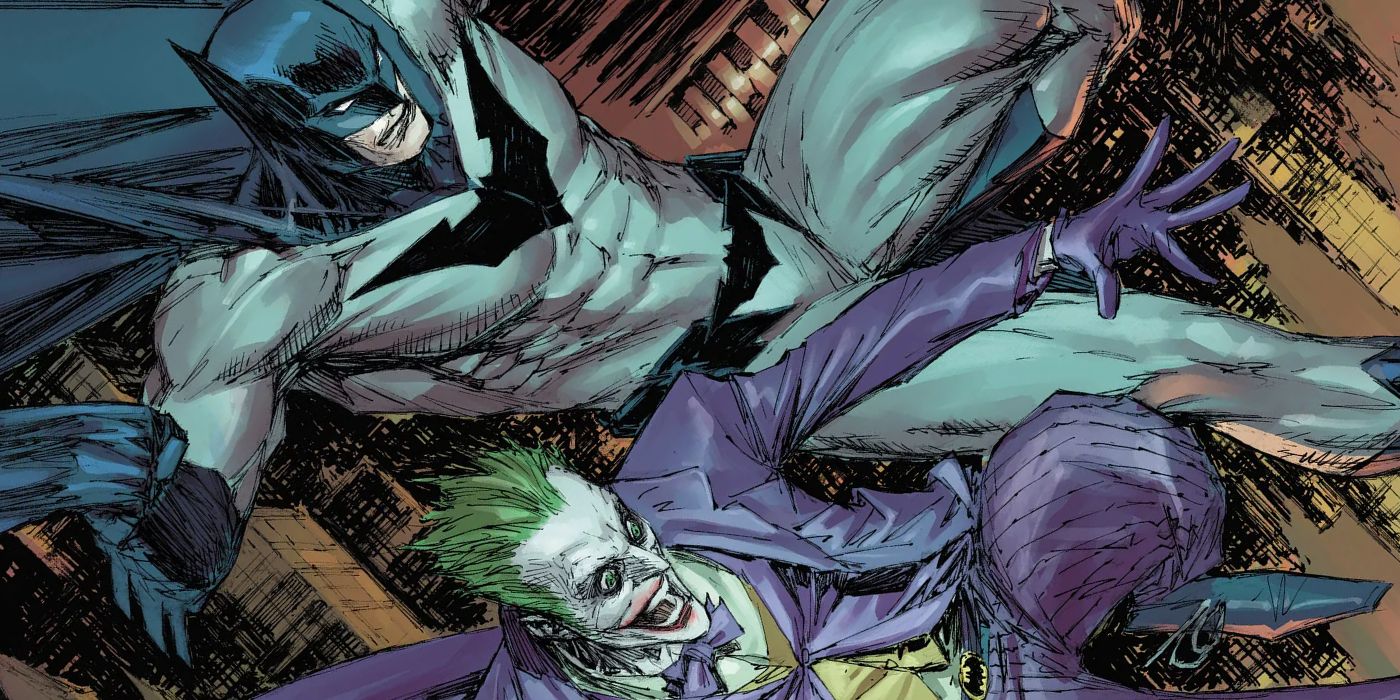 Batman And Joker Fighting Together