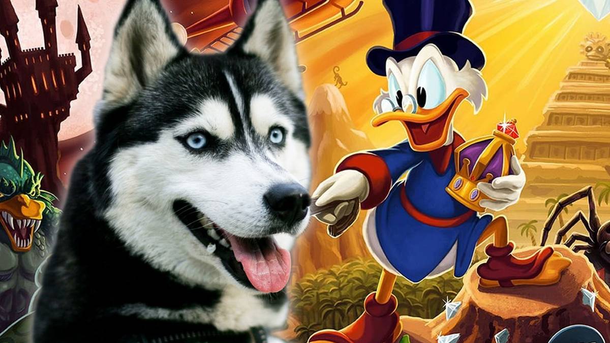 This Adorable Husky May Be DuckTales' Biggest Fan