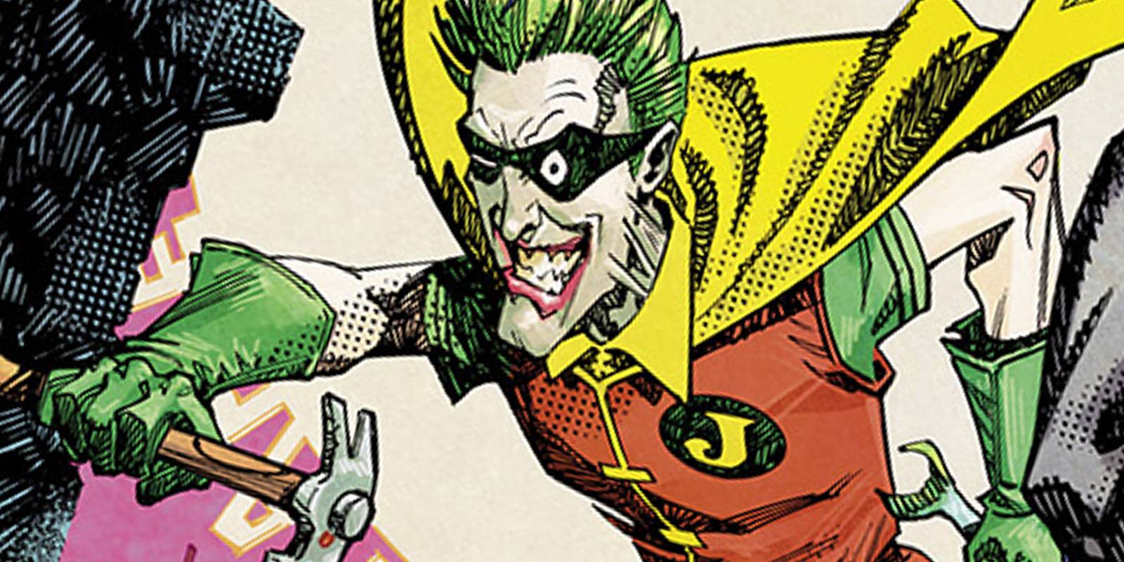 The Joker Is Batman's New Robin On a Wonderfully Glorious Homage Cover